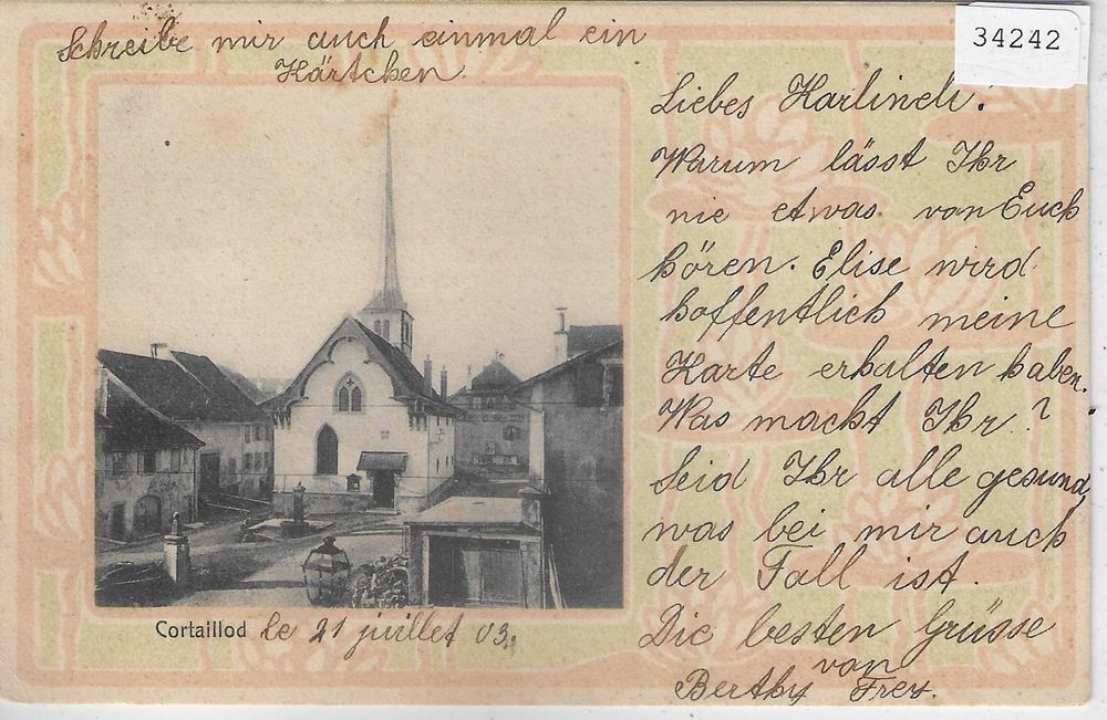 Cortaillod - Eglise Temple (Gebraucht) in Ettingen für CHF 5 – mit ...