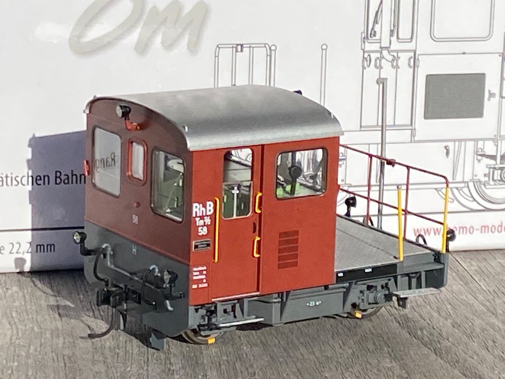 RhB Bemo 0m Tm 2/2 58 Rangiertraktor Finescale digital SOUND | Kaufen ...