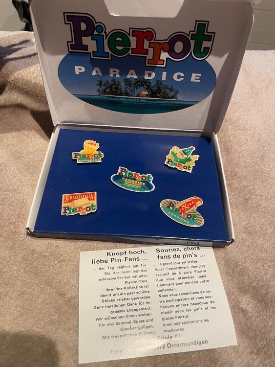 5er Pierrot-Friola Pin-Set | Kaufen auf Ricardo