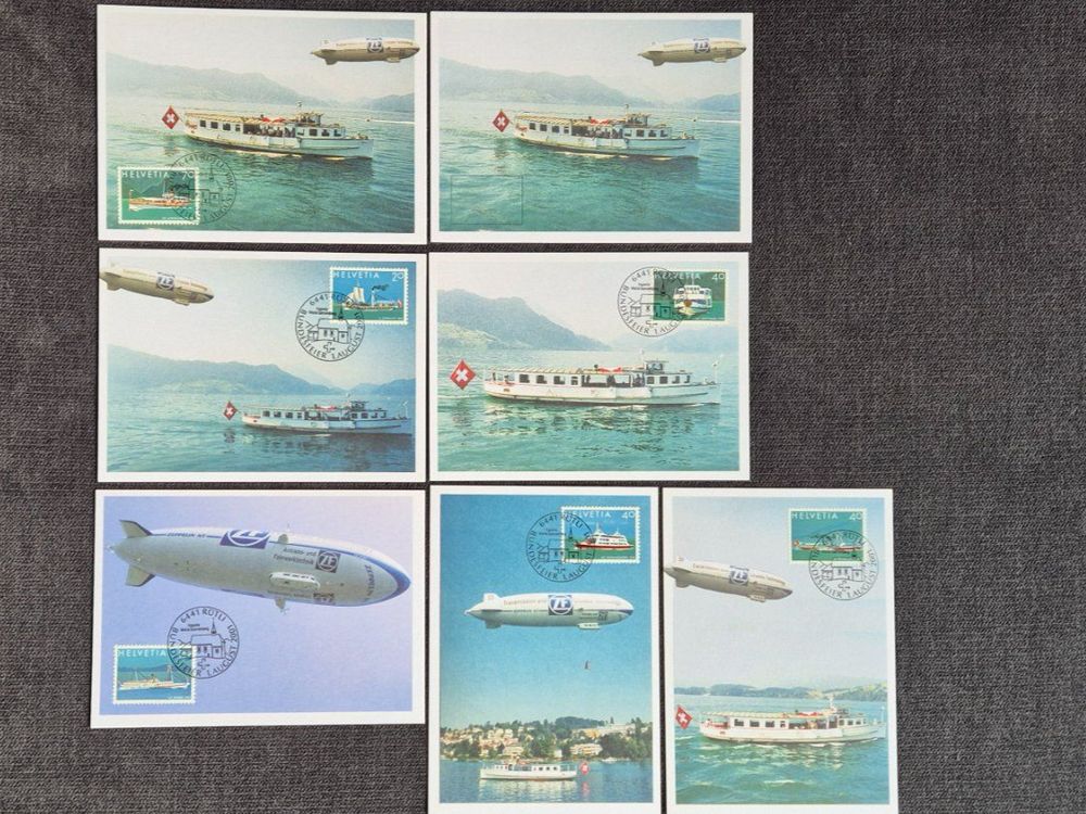 7 Maximum Karten "MS RUTLI" & Zeppelin NT (Gebraucht) in Horw für CHF 5 – mit Lieferung auf ...