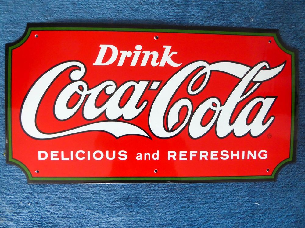 Coca-Cola Email Schild | Kaufen auf Ricardo