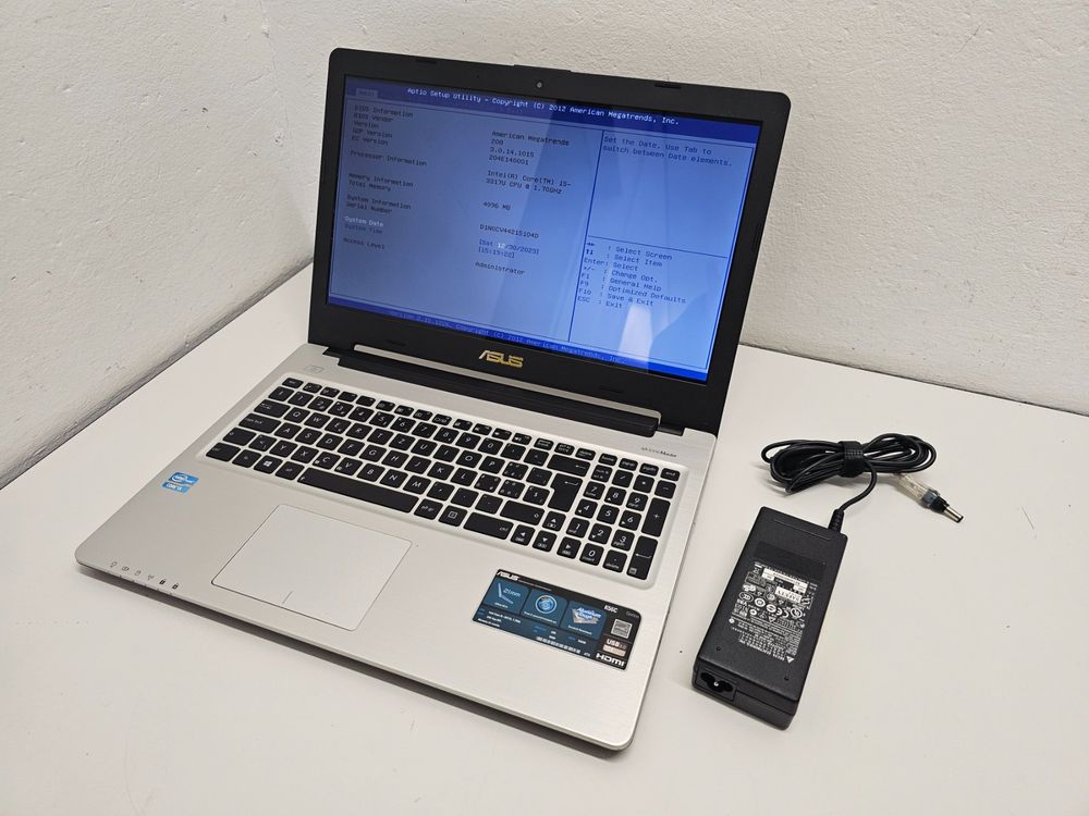 Asus K56C/i5 3317u/4GB RAM/Ohne HDD/Ohne Betriebssystem (Gebraucht) in ...