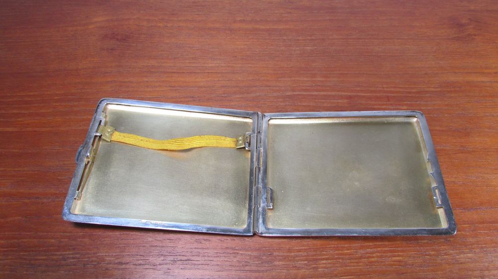 Antikes Zigarettenetui Alpacca Silber | Kaufen auf Ricardo