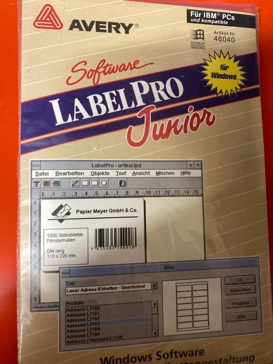 AVery Label Pro Junior (Neu und originalverpackt) in Wetzikon ZH für ...