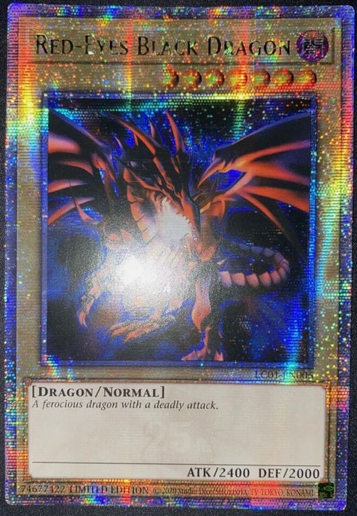 Quarter Century Secret Rare | Rotäugiger schwarzer Drache En (Neu (gemäss Beschreibung)) in ...