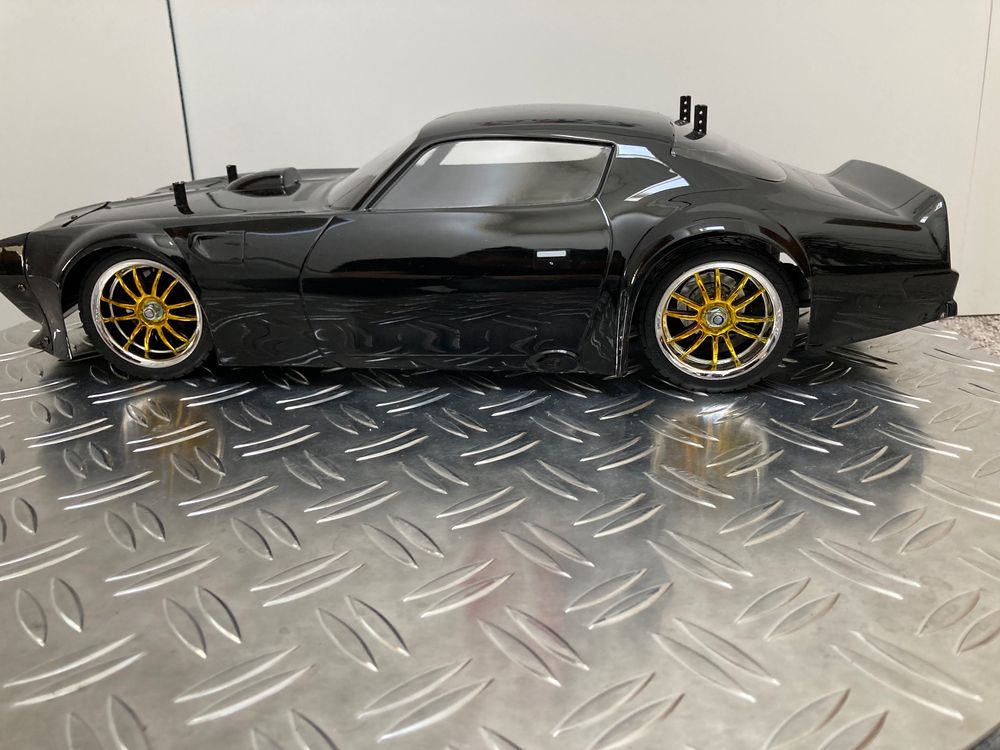 Tamiya TT-02 Chassis & HPI Karosserie Pontiac Trans Am 1971 (Neu ...