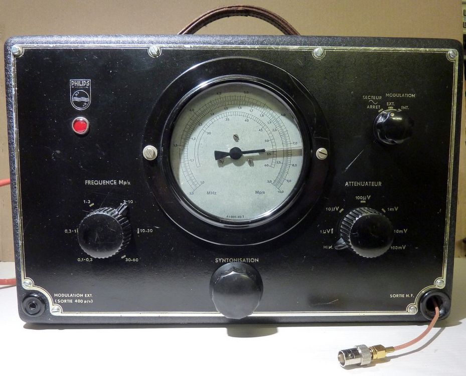 Hochfrequenzgenerator Phillips GM 2882 (um 1939) läuft HF- m (Gebraucht ...