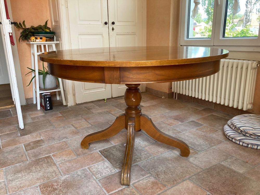 Table ronde bois massif | Kaufen auf Ricardo