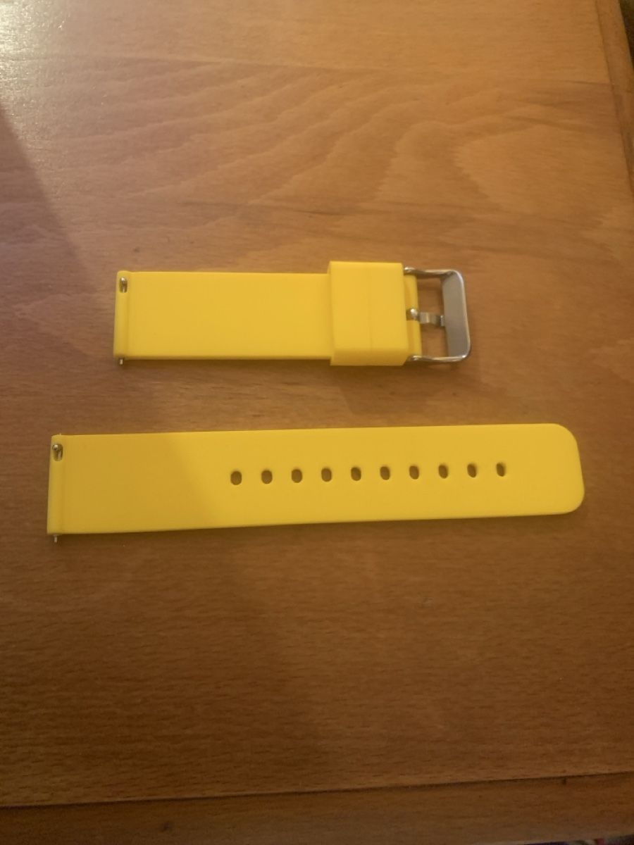 Bracelet de montre jaune interchangeable (Neuf avec emballage d'origine ...