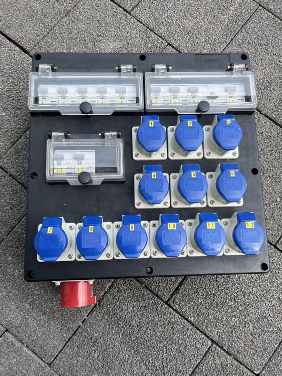 Verteiler Elektro Baustromverteiler Top! (Gebraucht) in Schwadernau für ...