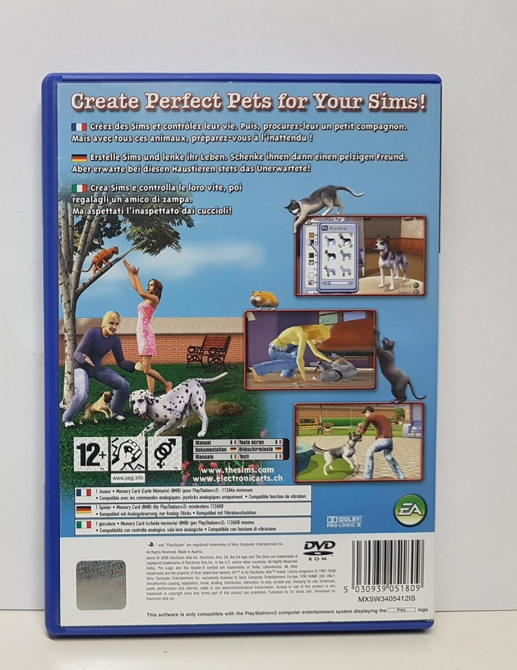 Die Sims 2 Tiere pelzige Freunde PS2 (Gebraucht) in Schüpfheim für CHF 10.8 – mit Lieferung auf ...