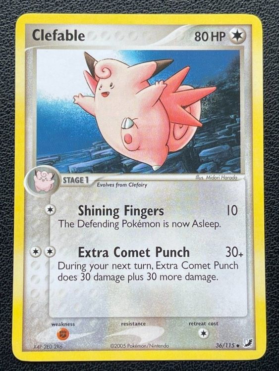 Clefable 36/115 Pokémon EX Unseen Forces | Kaufen auf Ricardo