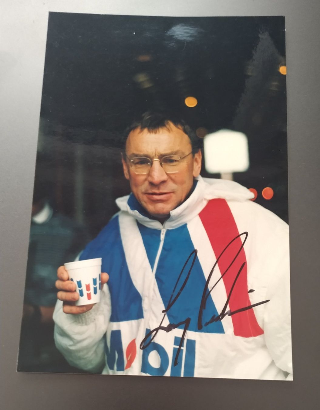 Larry Perkins ,Tomas Enge, ex. F1 Piloten. O.signierte Fotos (Gebraucht ...