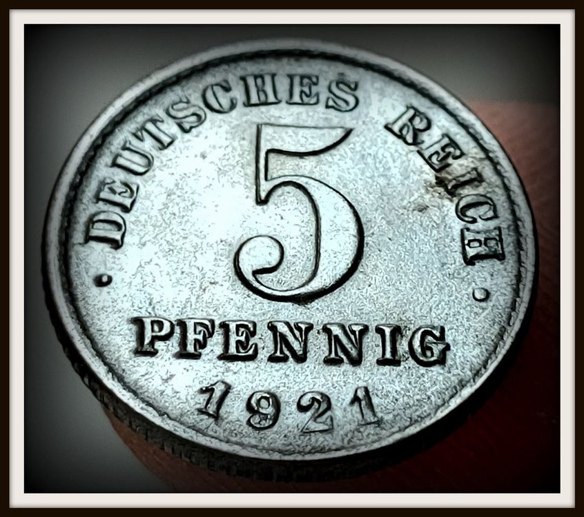 DEUTSCHLAND 5 PFENNIG 1921 G | Kaufen auf Ricardo