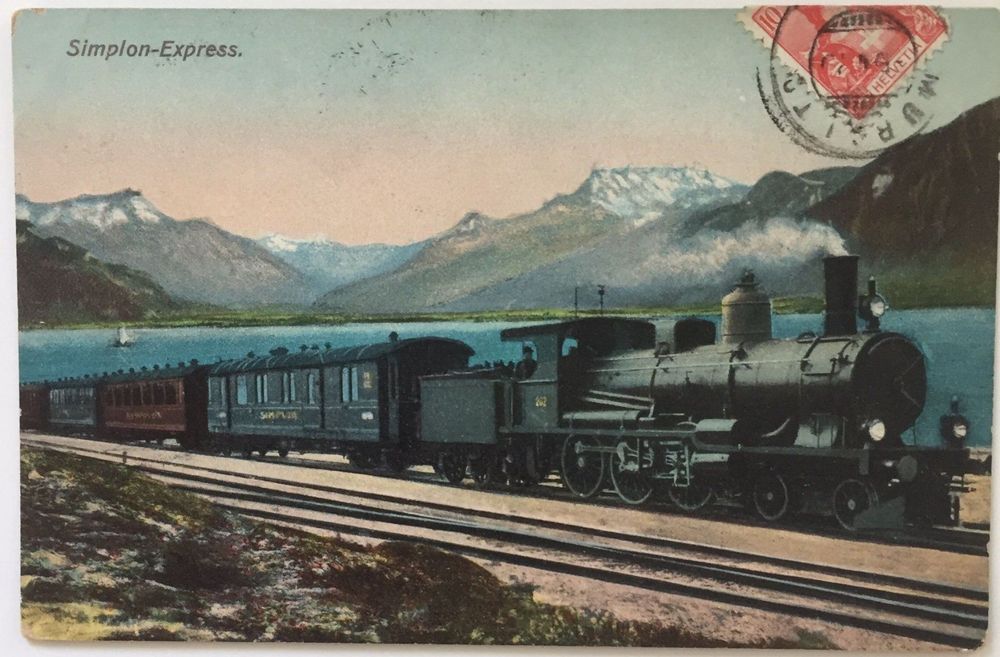 AK Simplon, Simplon-Express, Zug um 1910 (Gebraucht) in für CHF 4 – mit ...