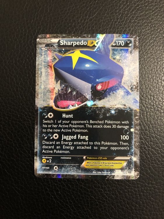 XY: Primal Clash - Sharpedo EX 91/160 Ab 1 (Gebraucht) in Paradiso für ...