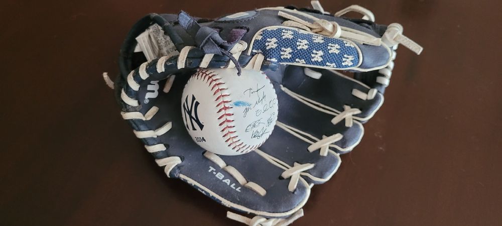 NY yankees Ball + Baseball-Handschuh 2014 | Kaufen auf Ricardo