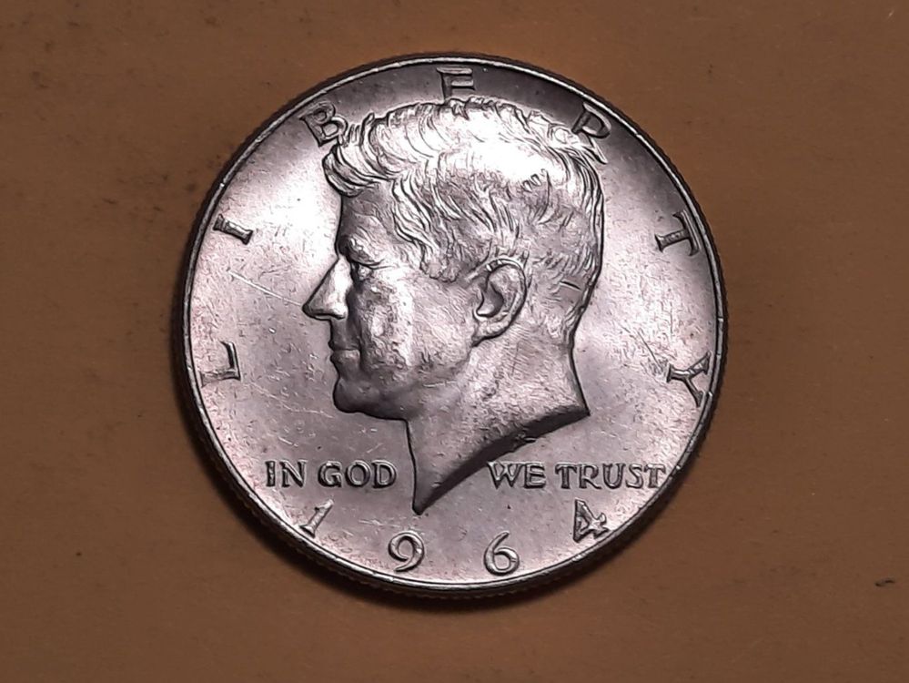 USA Half Dollar Kennedy 1964 Silber (Gebraucht) in Buchs SG für CHF 12 ...
