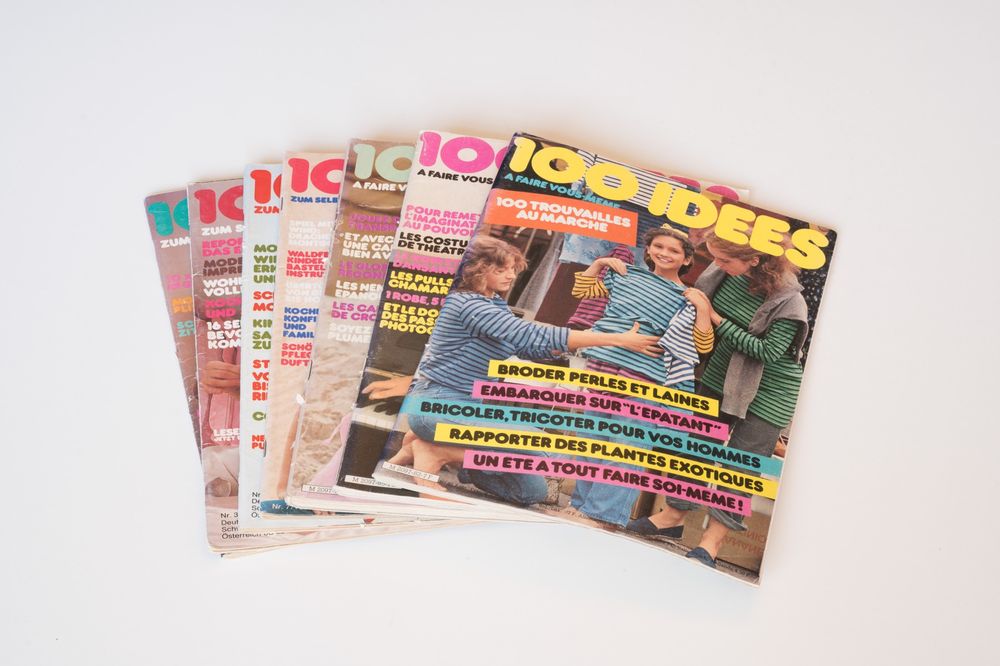 100 IDEES zum Selbermachen / Nähzeitschriften 1977 bis 1985 | Kaufen auf Ricardo
