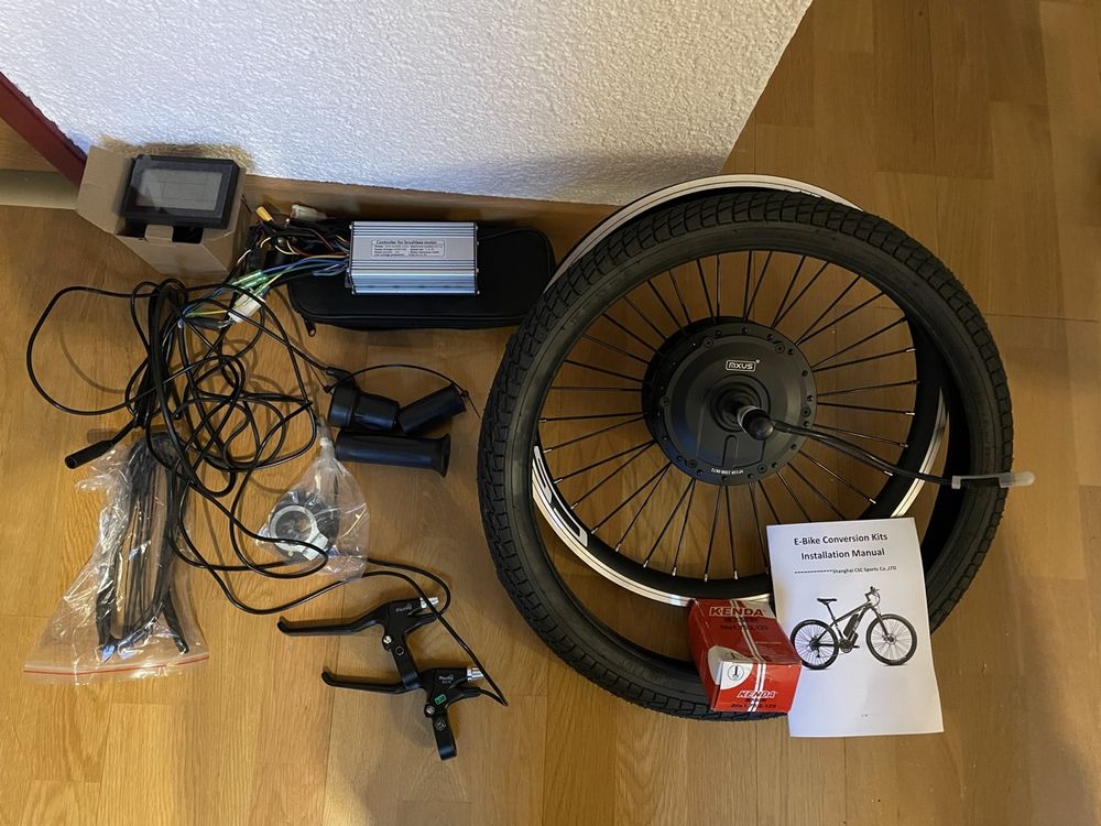 E- Bike Nachrüstsatz 48V 500W 20“ Hinterradantrieb (Neu und ...