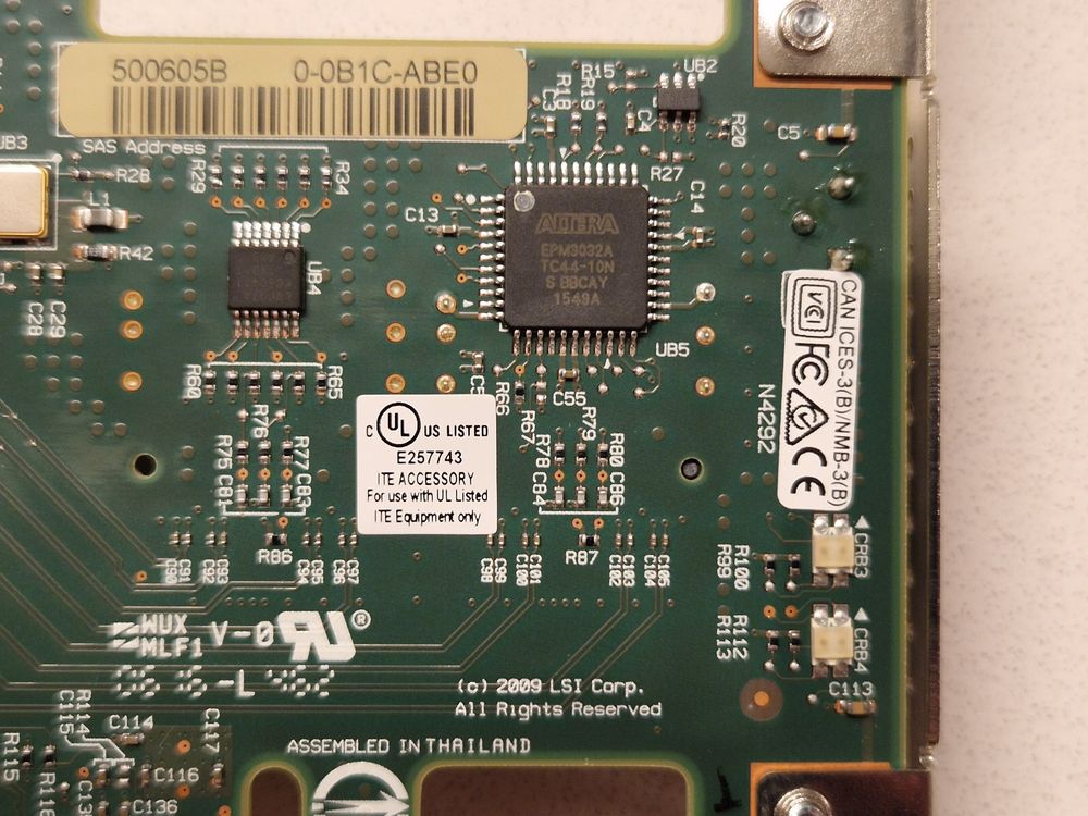 LSI SAS 9240-4i Four-Port 6Gb/s SATA+SAS RAID Controller (Gebraucht) in ...