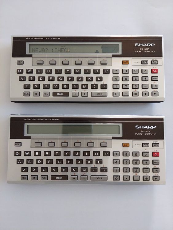 Sharp PC-1500A 2 pièces défectueuses (Defekt) in St-Prex für CHF 25 – mit Lieferung auf Ricardo ...