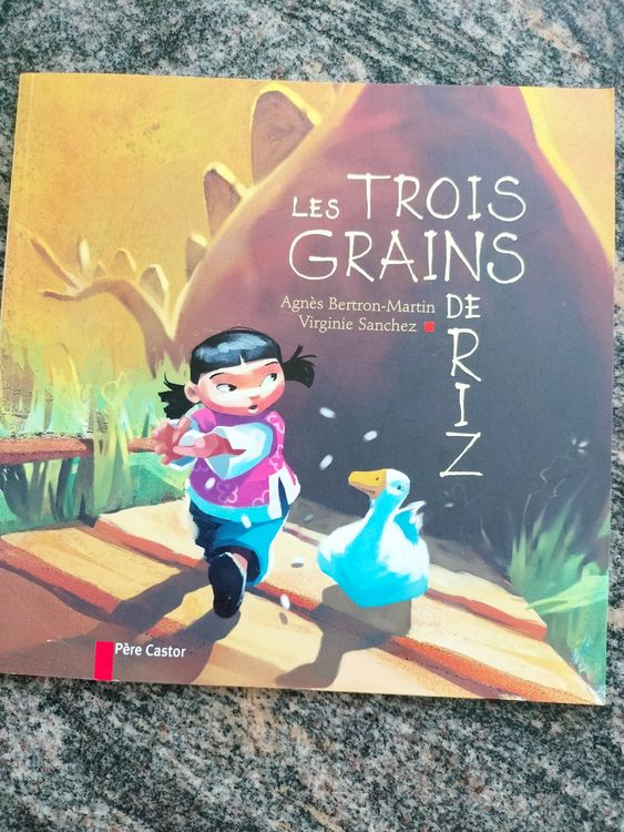 Les trois grains de riz Par Agnès Bertron-Martin dès 3 ans (Gebraucht ...
