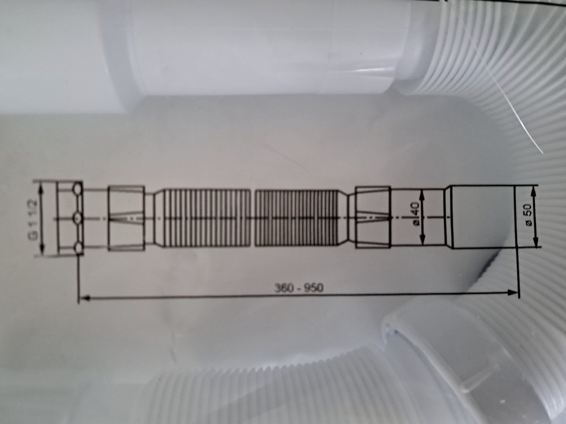 Flexibler Spültisch-Siphon, Anschlussrohr Magic Jollyflex (Neu und ...