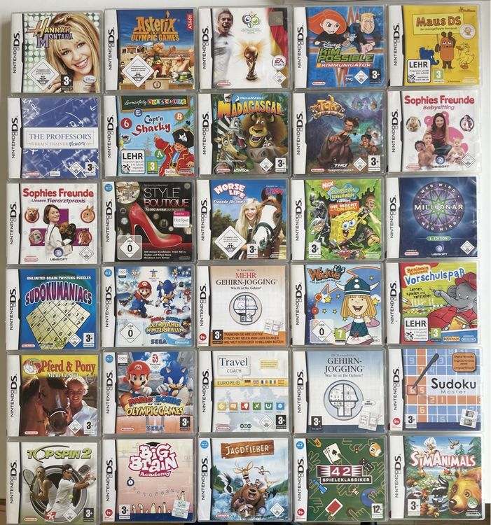 30 Nintendo DS Spiele | Kaufen auf Ricardo