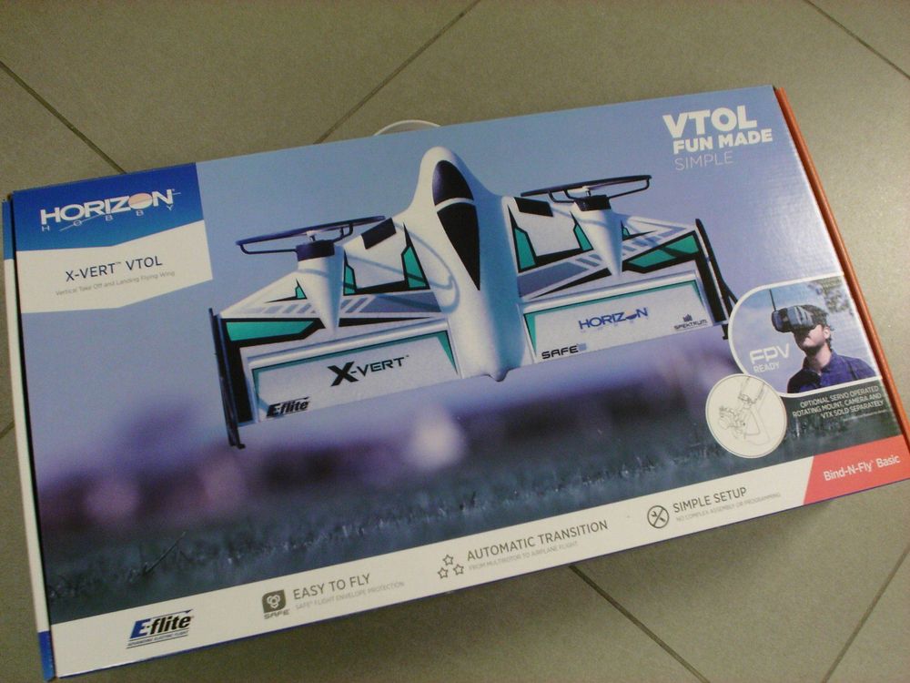 X-Vert VTOL 504mm BNF Basic, AB chf 1.00 | Kaufen auf Ricardo