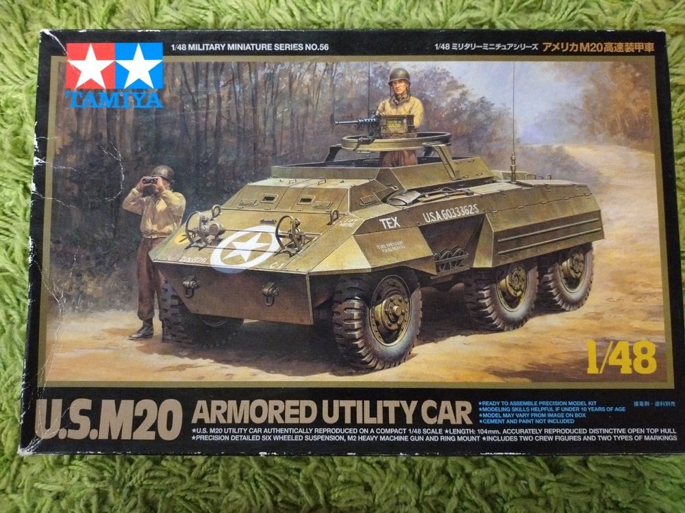 Tamiya U.S.M2O Armored utility car 1/48 New (Neu (gemäss Beschreibung ...