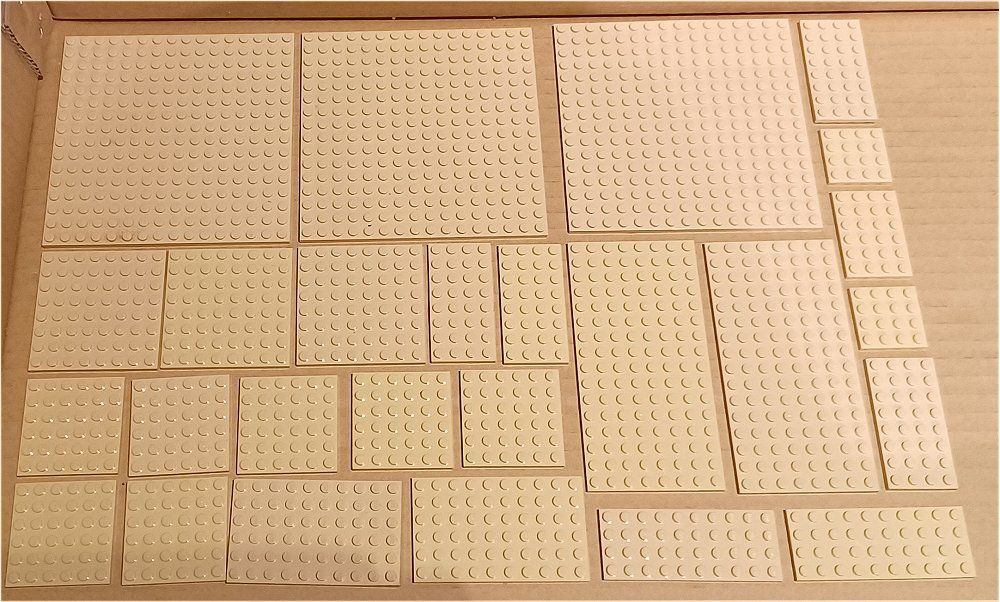 Lego Verschiedene beige Platten -H69 | Kaufen auf Ricardo