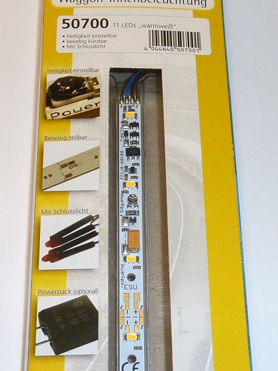 ESU 50700 Innenbeleuchtung + Schlusslicht 11 LED Warmweiss | Kaufen auf ...