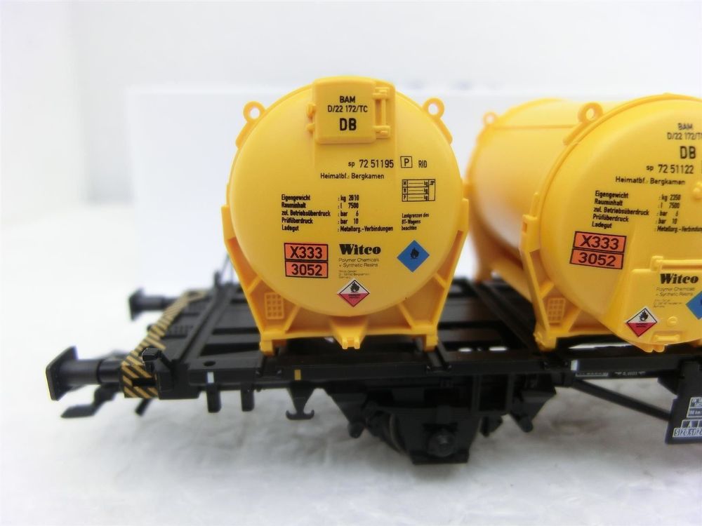 Märklin:48944/48531 mit Container Witco & Königsbacher,neu (Neu (gemäss ...