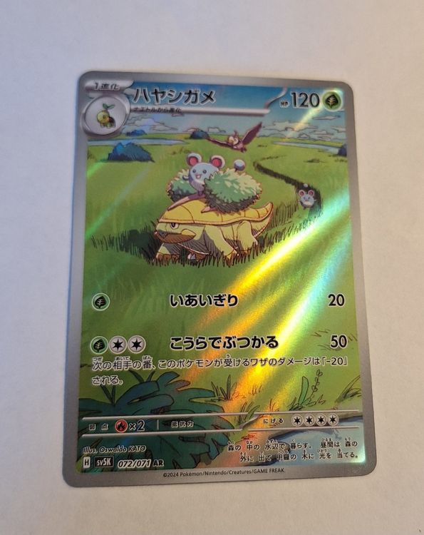 Grotle 072/071 SV5K AR Wild Force Japanese Pokemon | Kaufen auf Ricardo