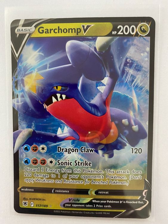 Pokemon Garchomp V 117/189 Astral Radiance EN (Neu (gemäss Beschreibung ...