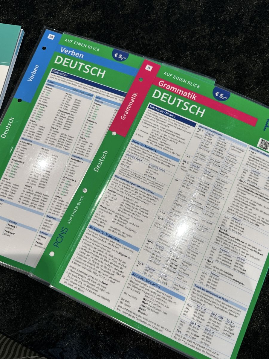 PONS German Verbs & Grammar Charts - Perfect for school! (Neu (gemäss ...