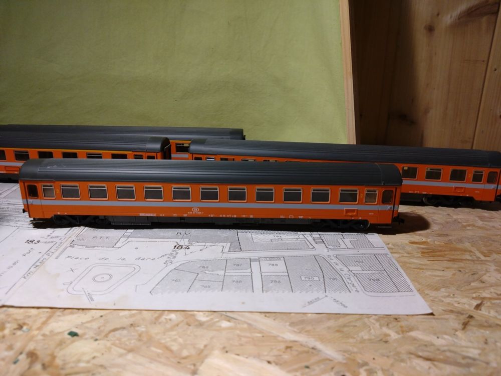 ROCO 4236 eurofima 4 voitures SNCB orange | Kaufen auf Ricardo