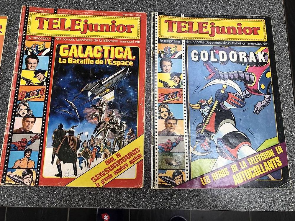 4 anciens illustrés BD avec 2 timbres de Goldorak (D'occasion) à pour CHF 20 – avec livraison ...