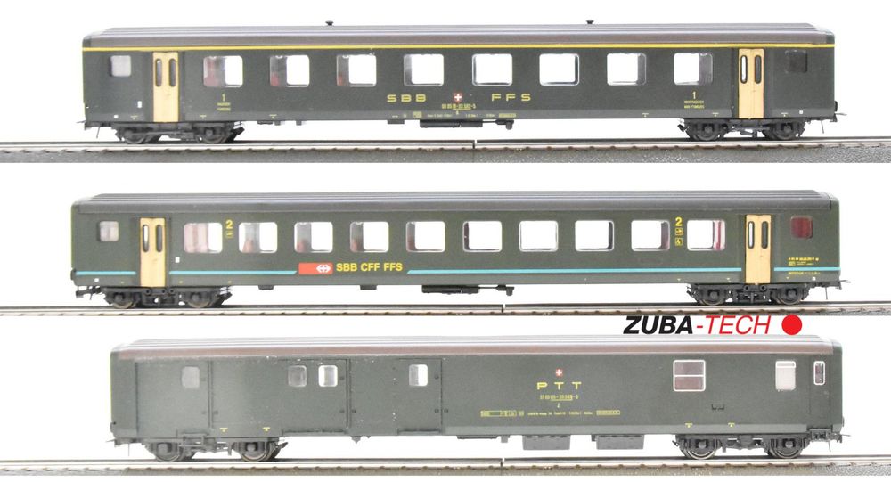 3x Roco EW II Personenwagen der SBB, H0 GS ohne OVP | Kaufen auf Ricardo