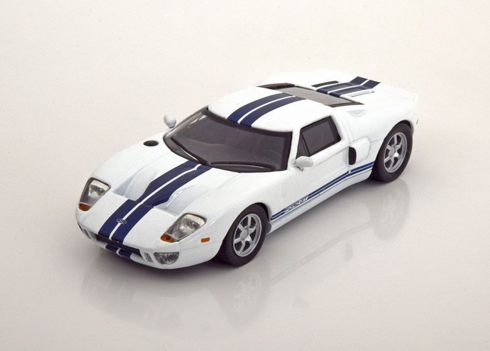 Ford GT40 2004-2006 blau / weiss 1:43 von DeAgostini (Neu und ...