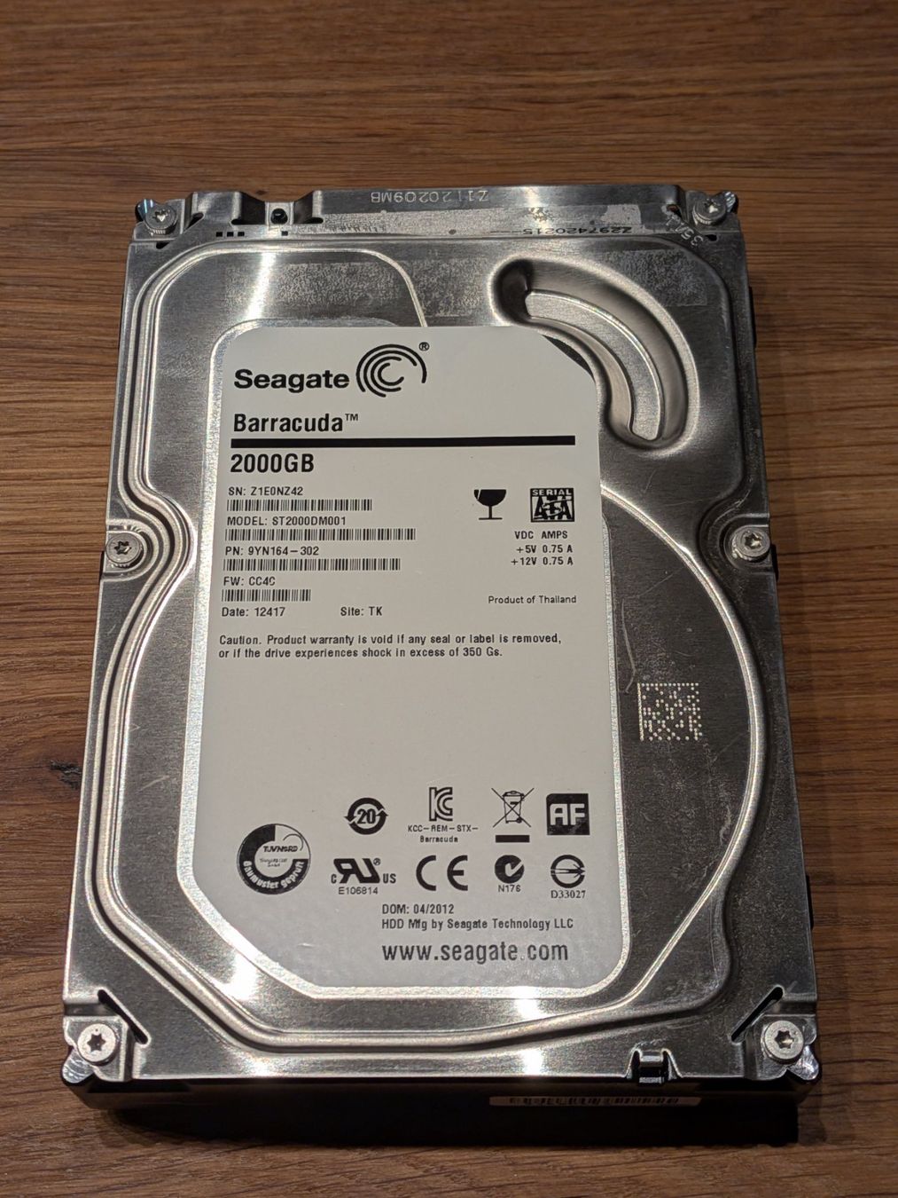 Seagate 2TB Festplatte, guter Zustand (Gebraucht) in Zürich für CHF 40 ...