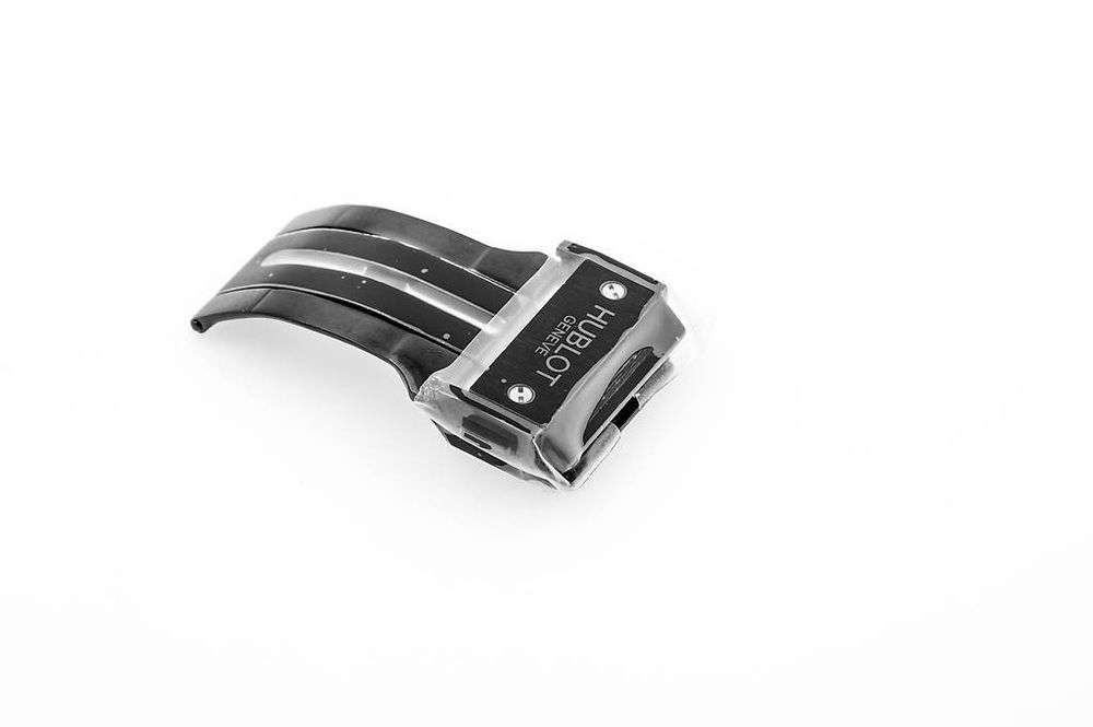 Hublot black stainless steel deployant buckle 22mm NEW (Neu und ...