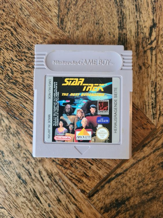 Star Trek The Next Generation NOE Gameboy Classic Modul (Gebraucht) in ...