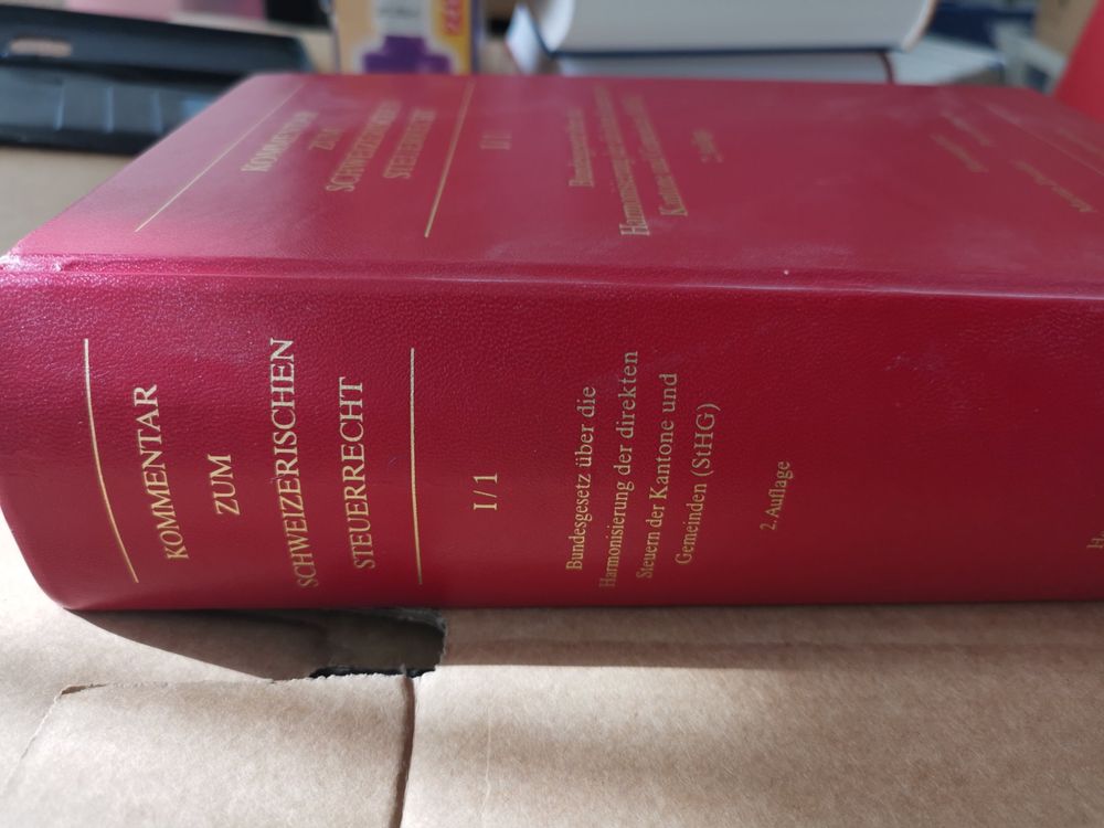 Bundesgesetz über die Harmonisierung dir. Steuern (StHG) (Gebraucht) in ...