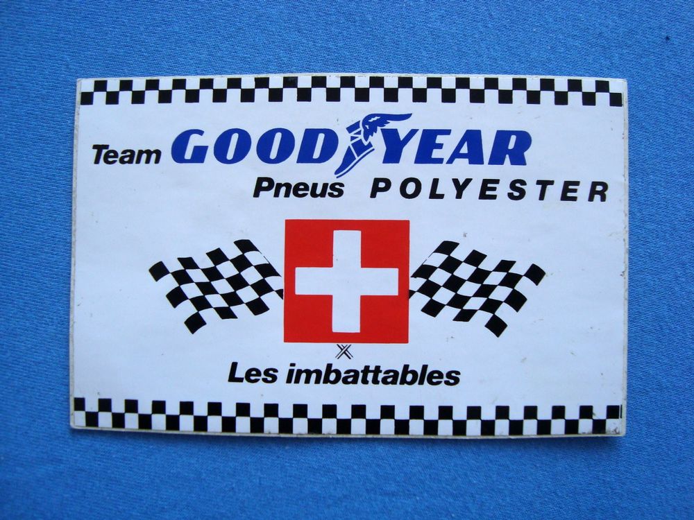 Autocollant, Aufkleber, sticker, vintage, Good Year, Suisse | Kaufen ...