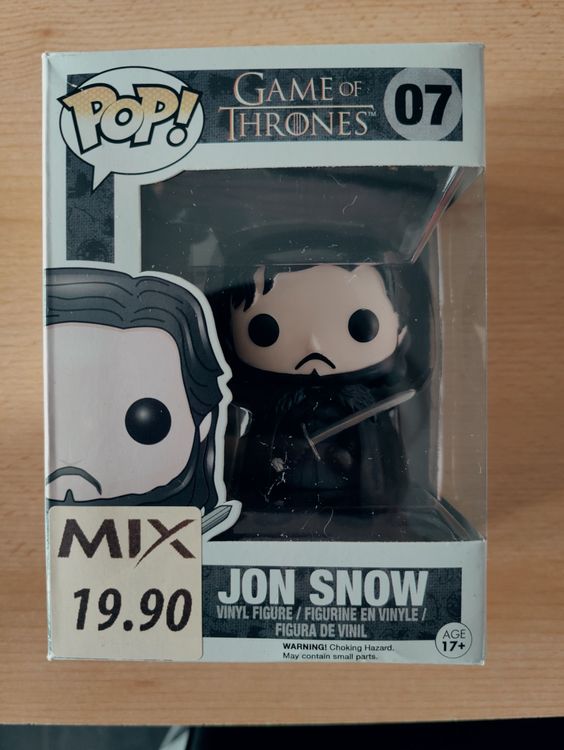 Funko Pop! John Snow 07 - Game of Thrones (604306) Figur | Kaufen auf ...