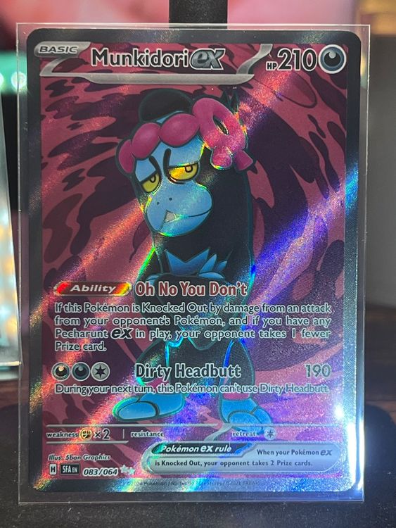 Munkidori EX Full Art - 83/64 - Pokemon Karte (Neu und originalverpackt ...