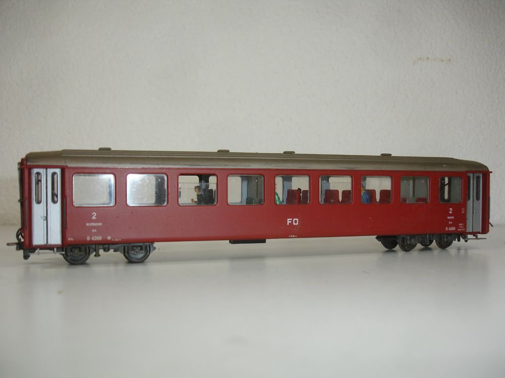 BEMO H0m: 2 Wagen Furka-Oberalp Bahn (Gebraucht) in Fontaines NE für CHF 22 – mit Lieferung auf ...