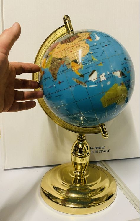 Weltkugel Globus Mappamondo Globe (semi precious stones) (Gebraucht) in für CHF 35 – mit ...